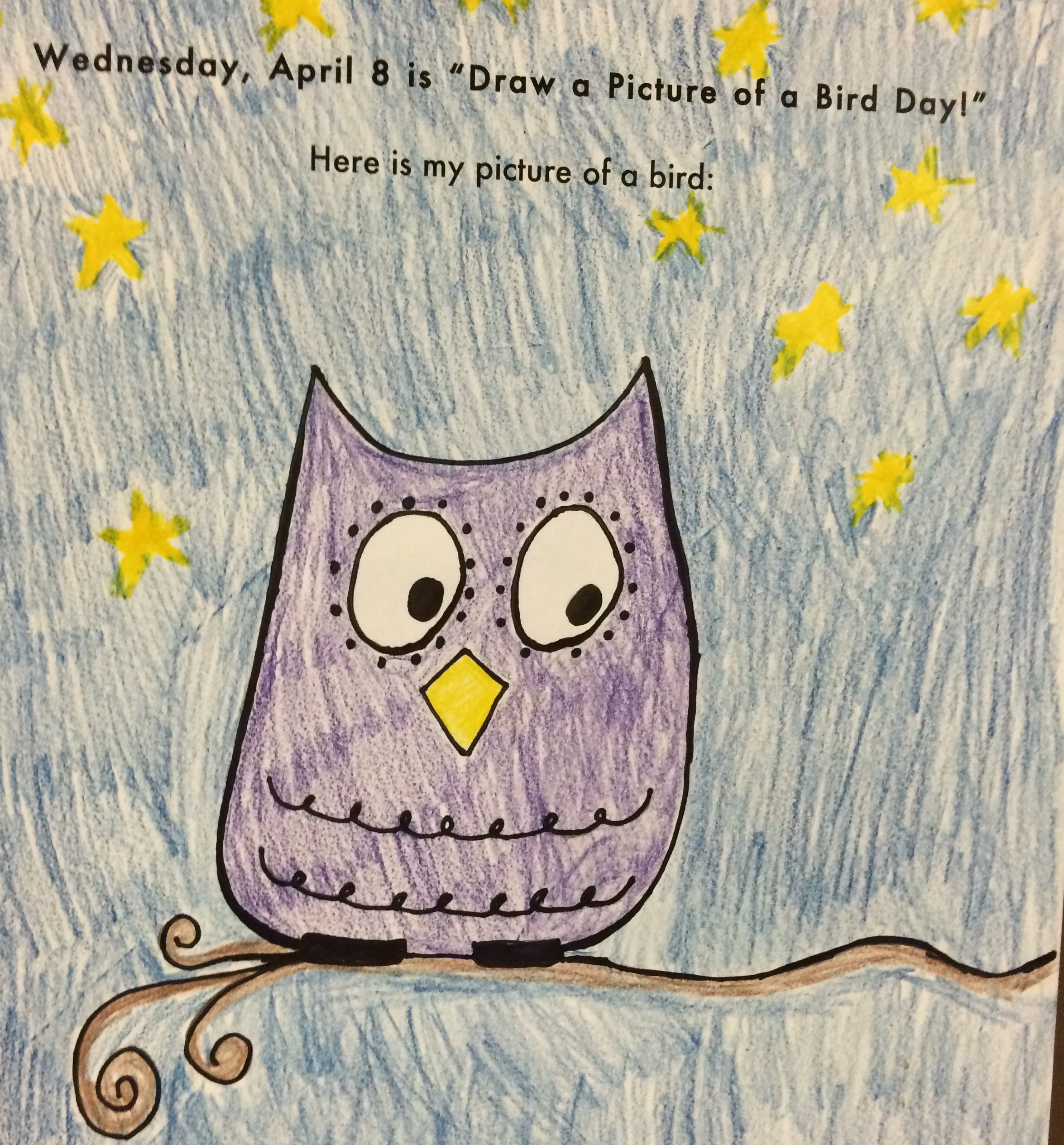 The Story Behind Draw a Bird Day | The Cheshire Library Blog